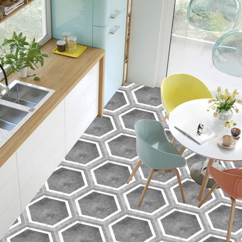 10 PCS Hexagon Retro Pattern Tile Floor Sticker PV... – Grandado