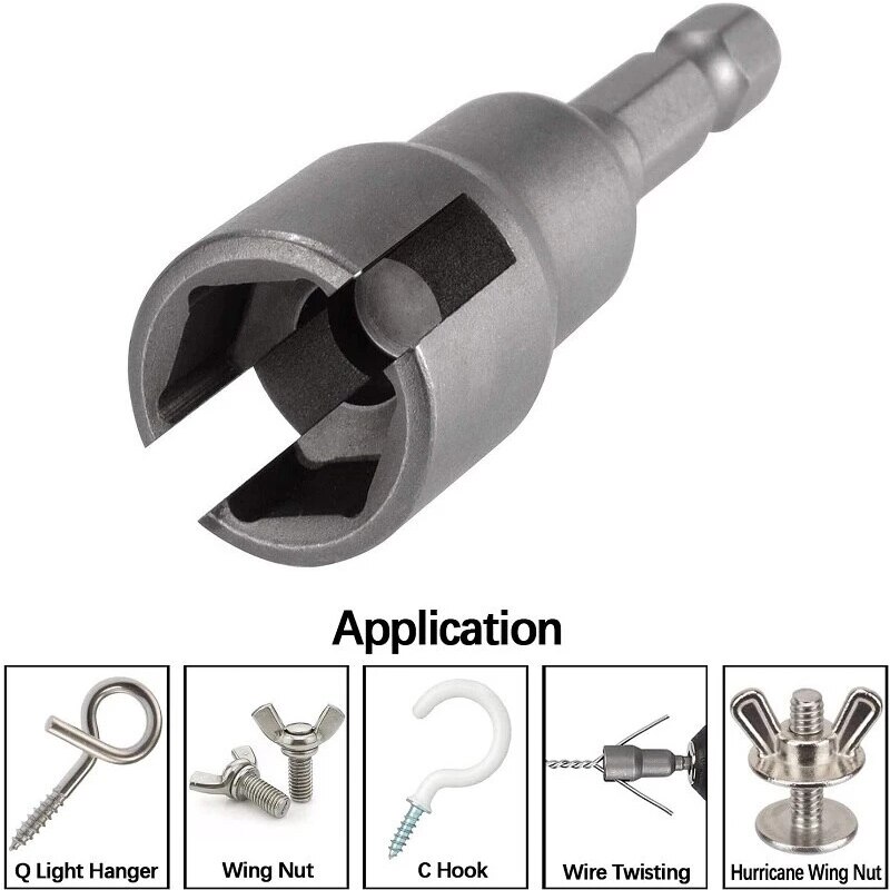 Vlinder Bolt Dopsleutel 6.35Mm Hex Shank Socket Ad... – Vicedeal