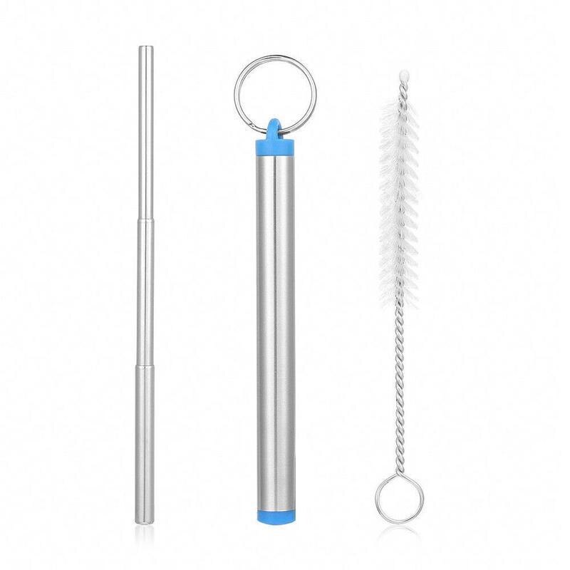 Steel Telescopic Straw 304 Anti-scratch Telescopic... – Grandado