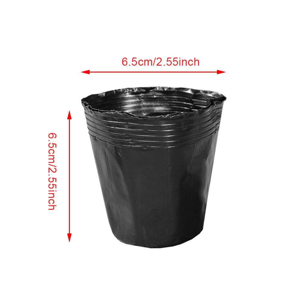 100pcs Plastic Flower Pot Plant Nursery Flowerpot ... – Grandado
