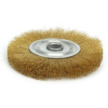 Wire Brush 125mm Wire Wheels Round Brass Plated St... – Grandado
