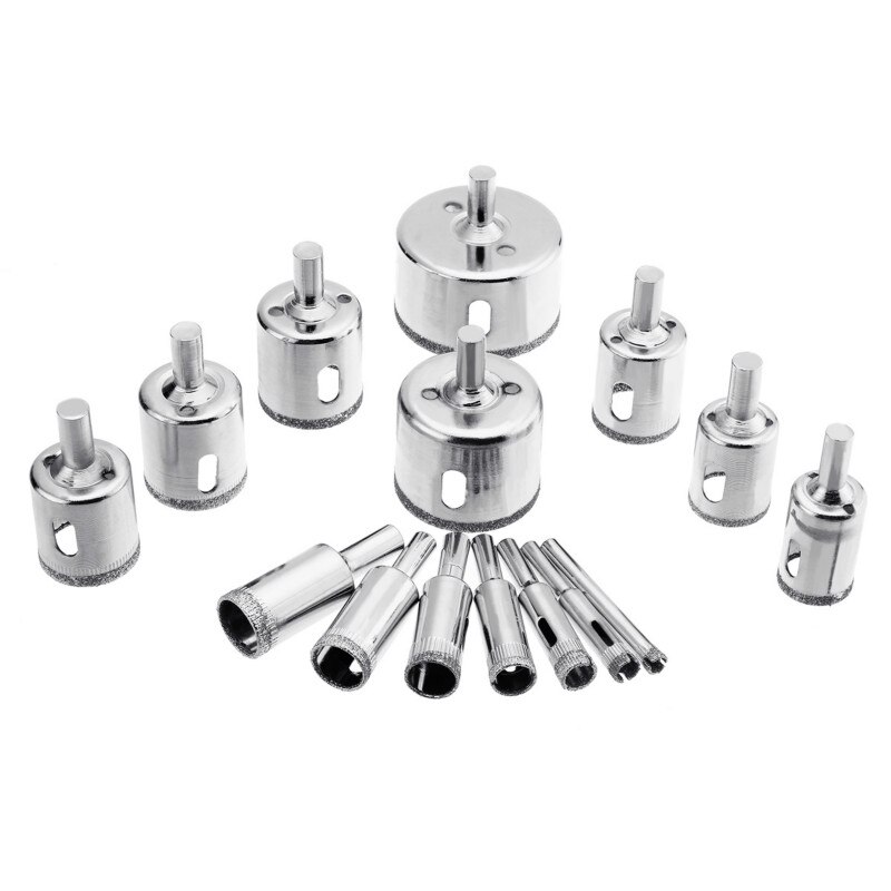 15pcs/set Ceramic Flower Pots Hole Drilling Bit Se... – Vicedeal