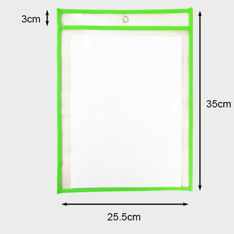 30Pcs Dry Erase Pockets Reusable Sleeves Clear Tea... – Grandado