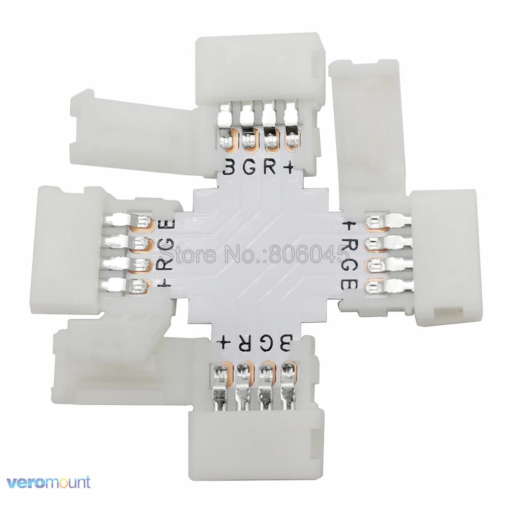 5 teile/los Freies Löten LED Stecker 4Pin 4-Pin L ... – Vicedeal