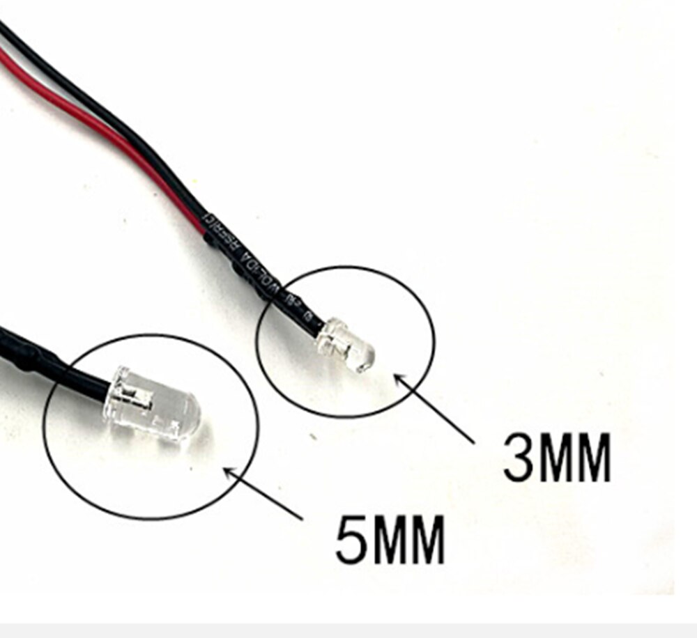 100PCS F3 F5 DIP LED Green Red Yellow Purple Blue ... – Grandado