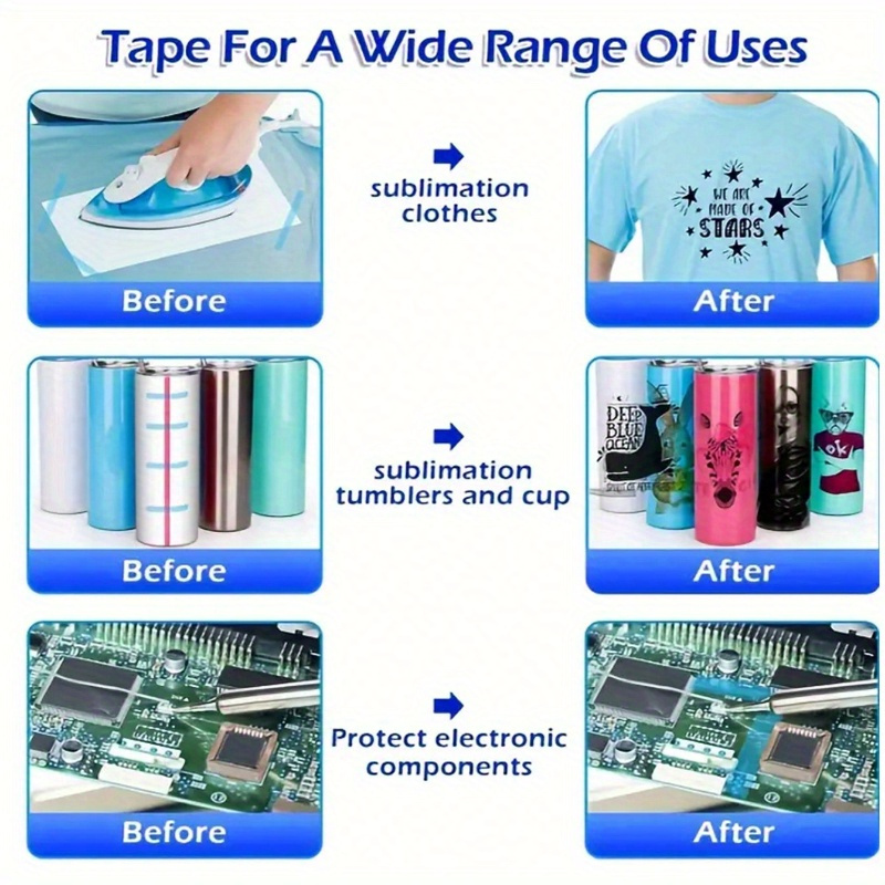 50m High Temperature, Heat Resistant Tape, Heat Tr... – Grandado
