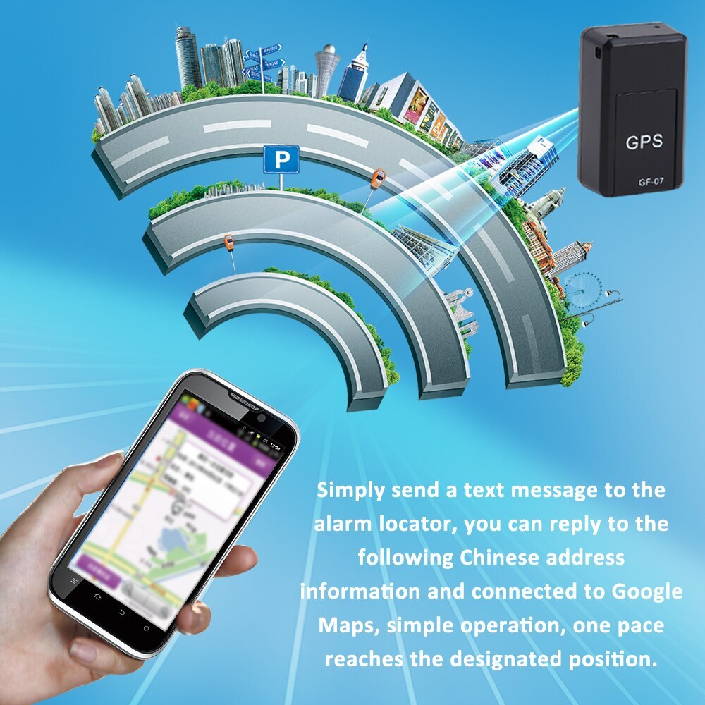 GF-07 Mini GPS Miniatuur Tracker Locator Positione... – Grandado