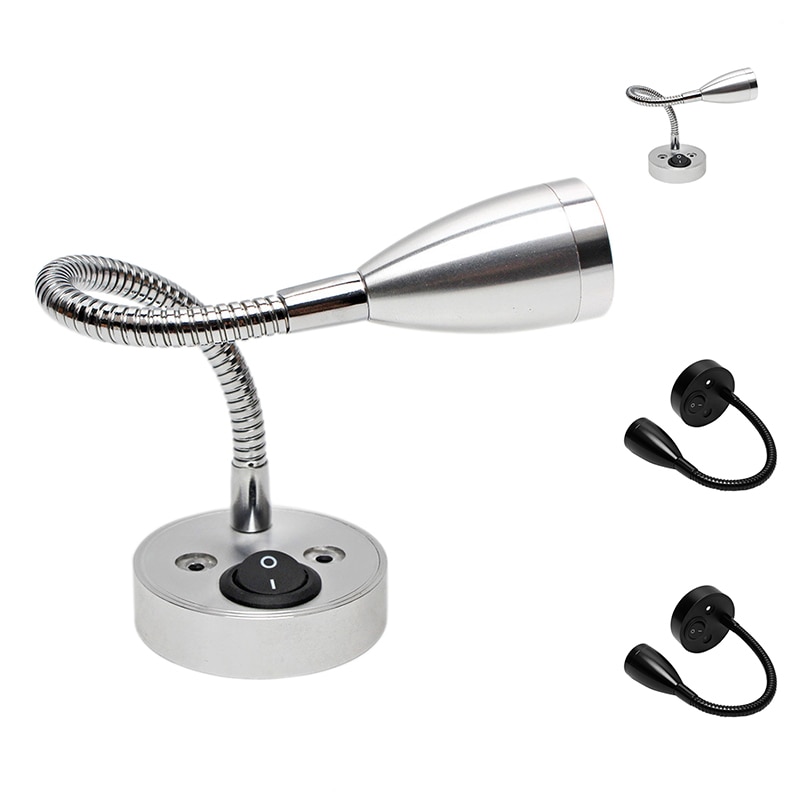 Leeslamp, Led Slang Leeslamp 12V 3W Nachtkastje Wa... – Vicedeal