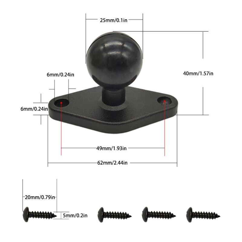 Car Window Twist Lock Dual Suction Cup Base with 1... – Grandado