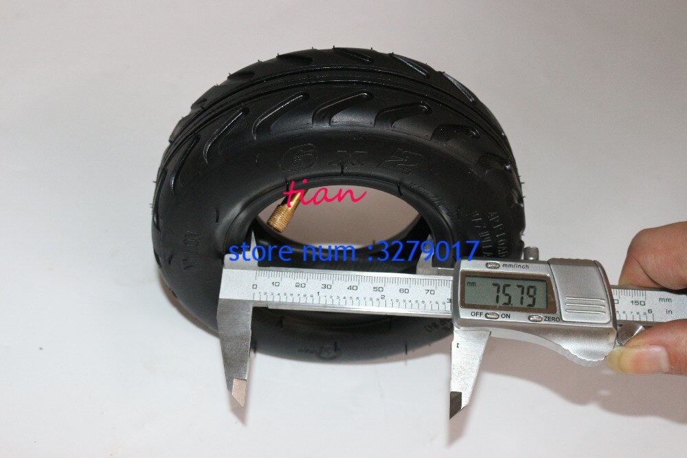 QIND 6X2 6 Inch Scooter Tire & Inner Tube Set Elec... – Grandado