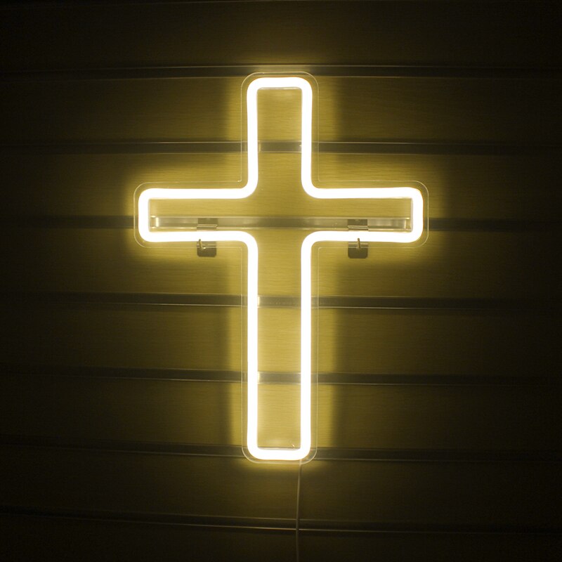 Wanxing Neon Sign LED Cross Shaped USB With Switch... – Vicedeal