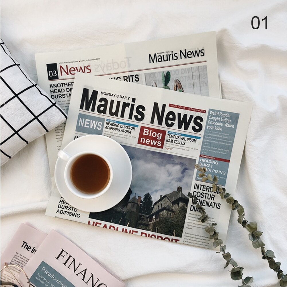 2Pcs INS Vintage Style Newspaper Photography Backg... – Grandado