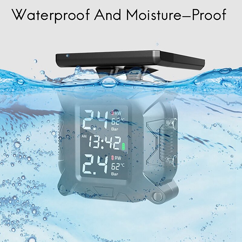 Wireless Motorcycle TPMS Tire Pressure Monitoring ... – Grandado