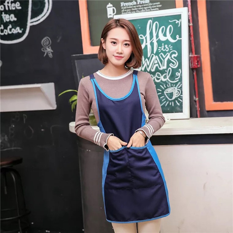 high-end simple cotton aprons coffee shop beauty s... – Grandado