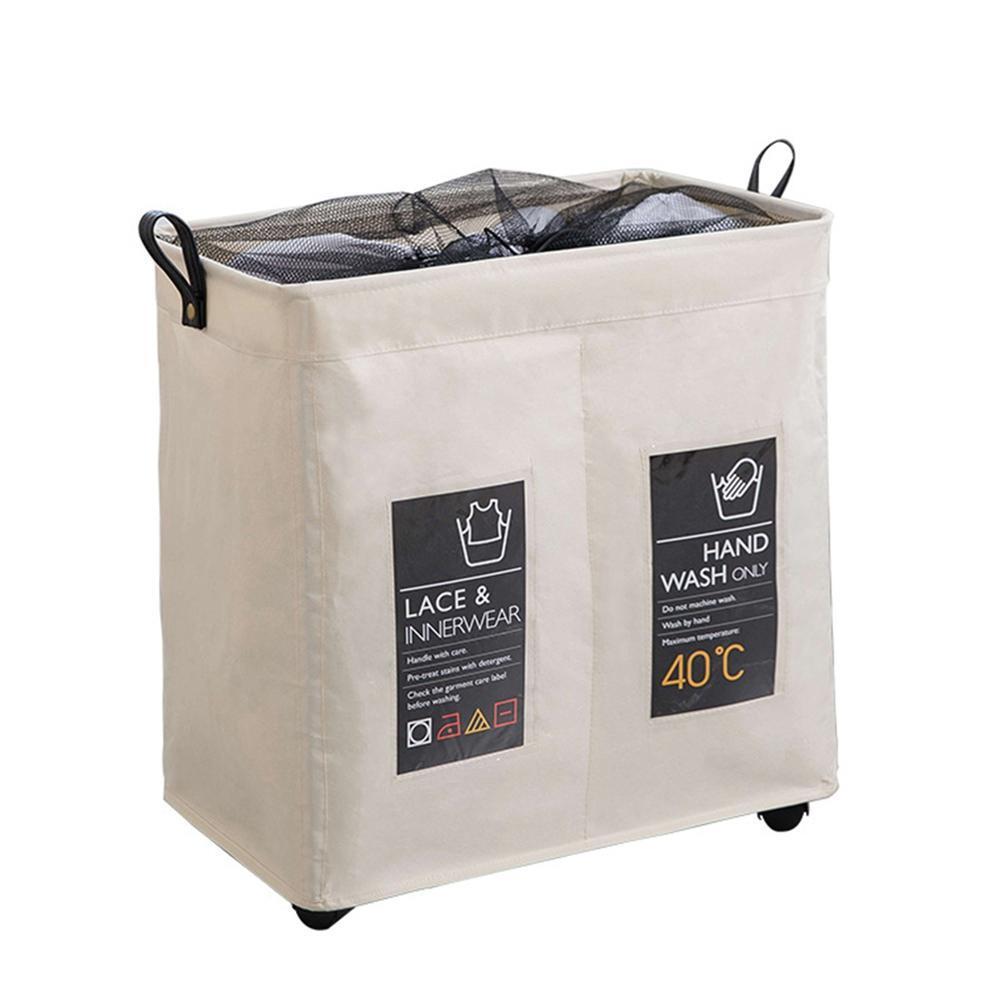 Rolling Wheel Hoek Duurzaam Wasmand Kleren Opslag ... – Vicedeal