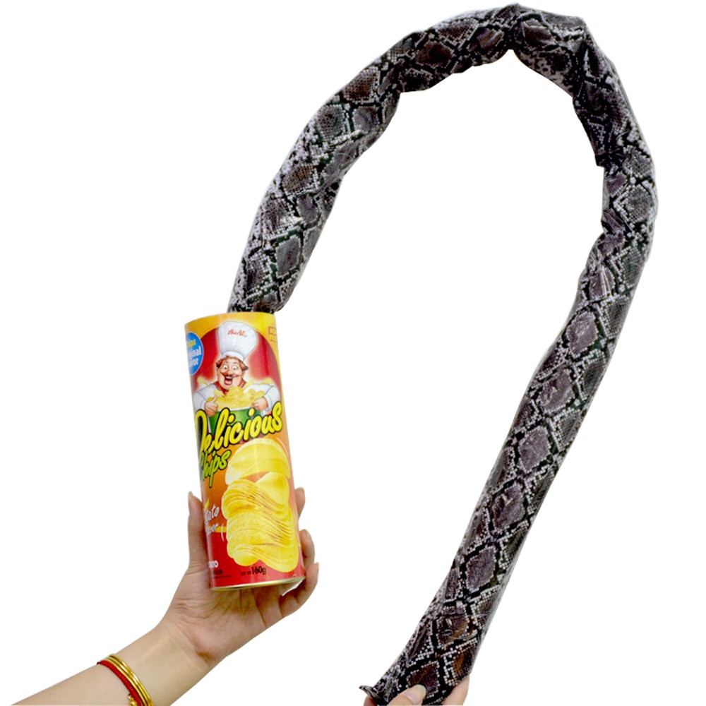 Halloween Magic Potato Chips Blikjes Snake Tricks ... – Vicedeal