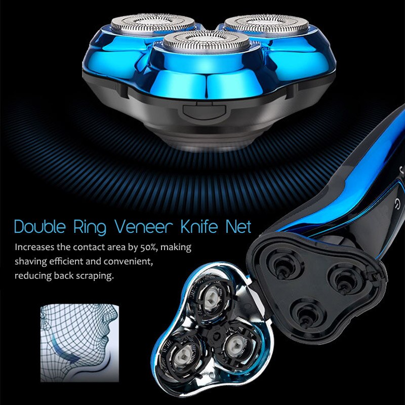 Portable 3 In 1 Electric Shaver Floating Blade Men... – Grandado