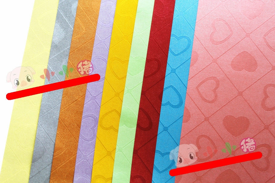 18 pcs with 9 colors A4 size colourful High-grade ... – Vicedeal