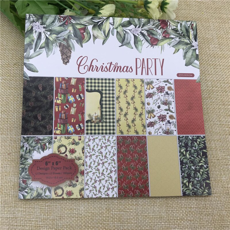 24 ark 6 " x6 " åh fødselsdagsfest for blomsten mø... – Vicedeal