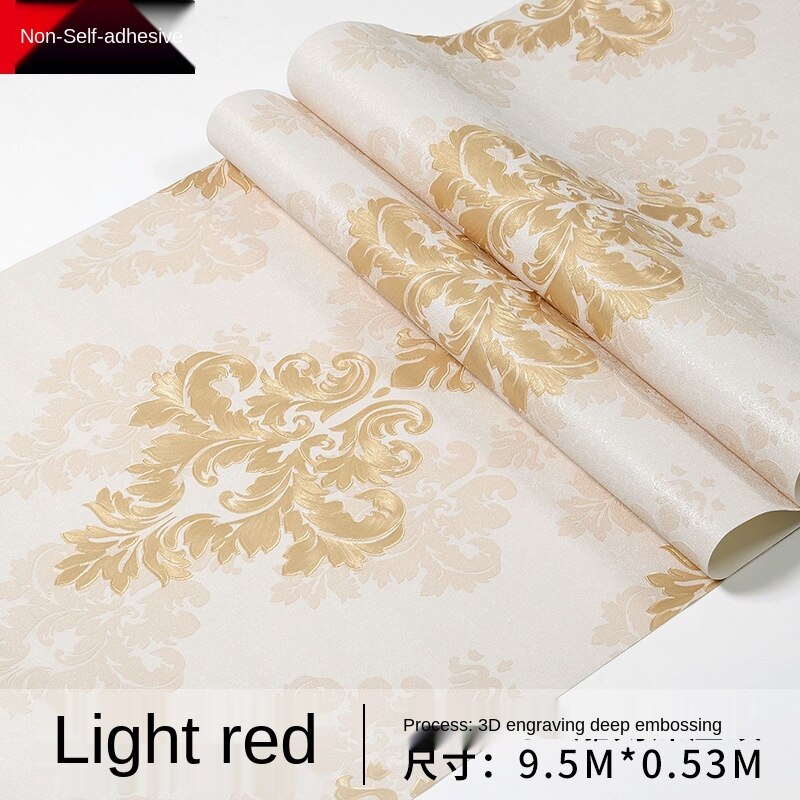 3D European Damascus Wallpaper Waterproof Luxury W... – Grandado