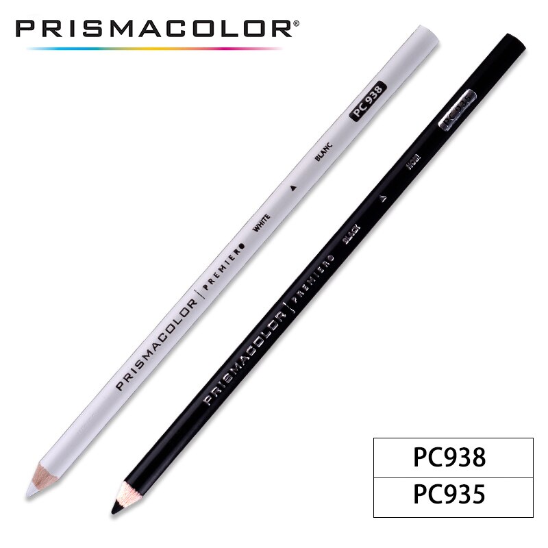 1/2pc Prismacolor Colored Pencil Black White Skin ... – Vicedeal