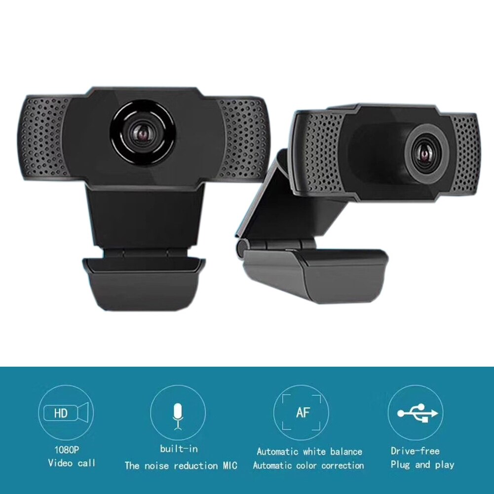 1080P HD PC USB Webcam Adjustable Computer 2MP Web... – Grandado