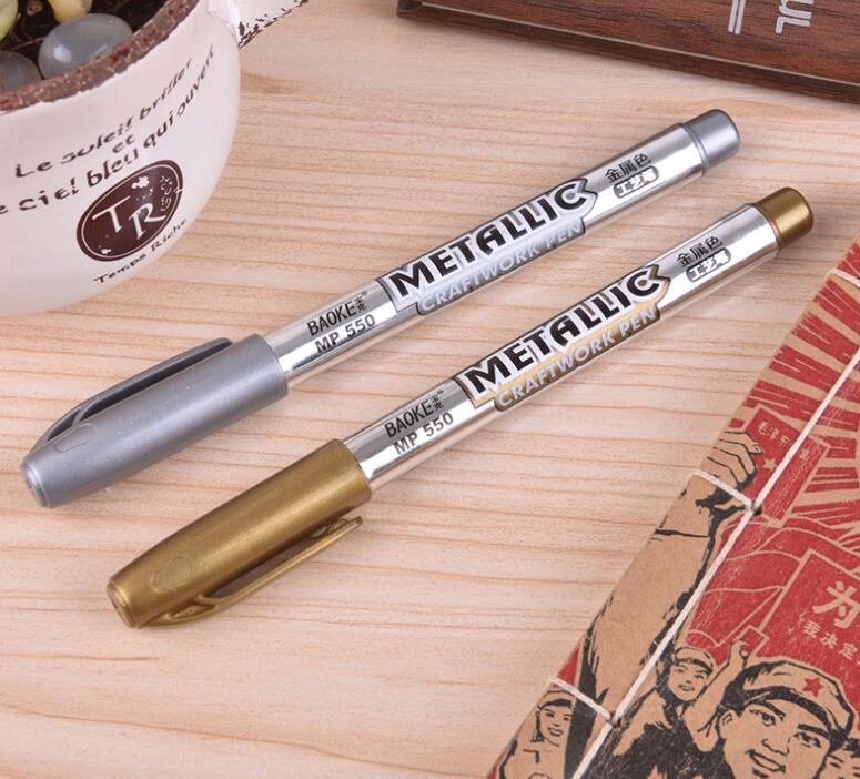 2Pcs/Set metallic color pen DIY album scrapbooking... – Grandado