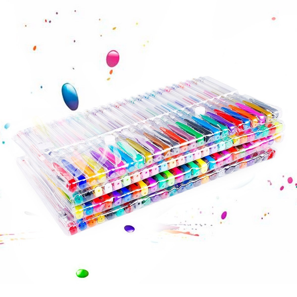 100 Color Filling Gel Pen Transparent Watercolor P... – Vicedeal