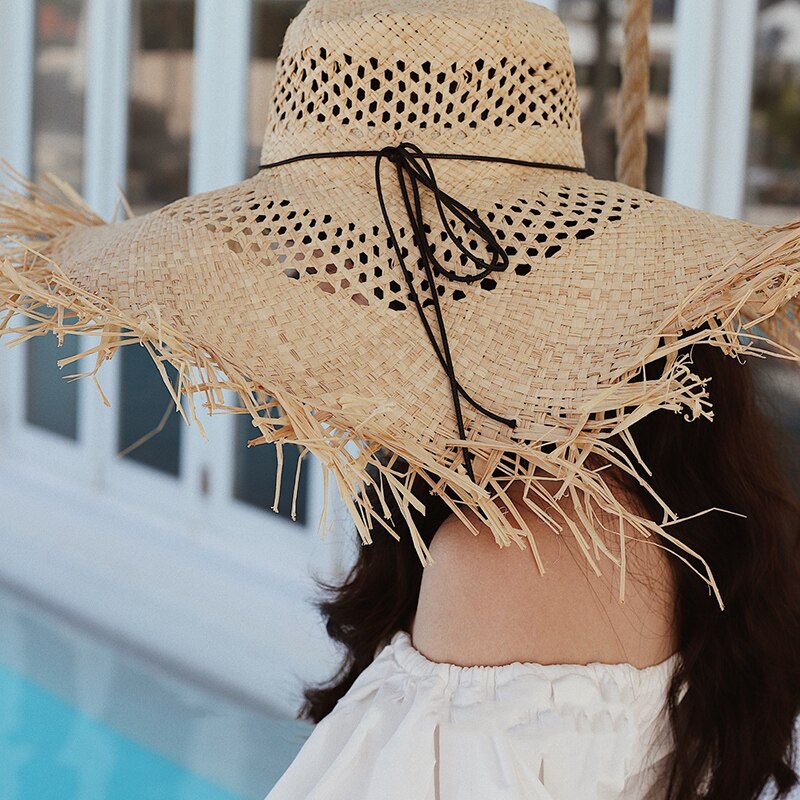 Vrouwen Brede Rand Zomer Zon Hoeden Opvouwbaar Sof... – Grandado