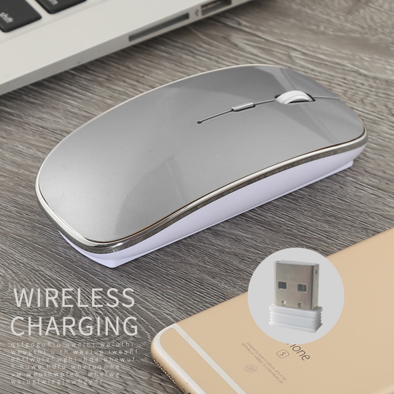 Wireless Mouse for PC Mute Mini Wireless Mouse for... – Grandado