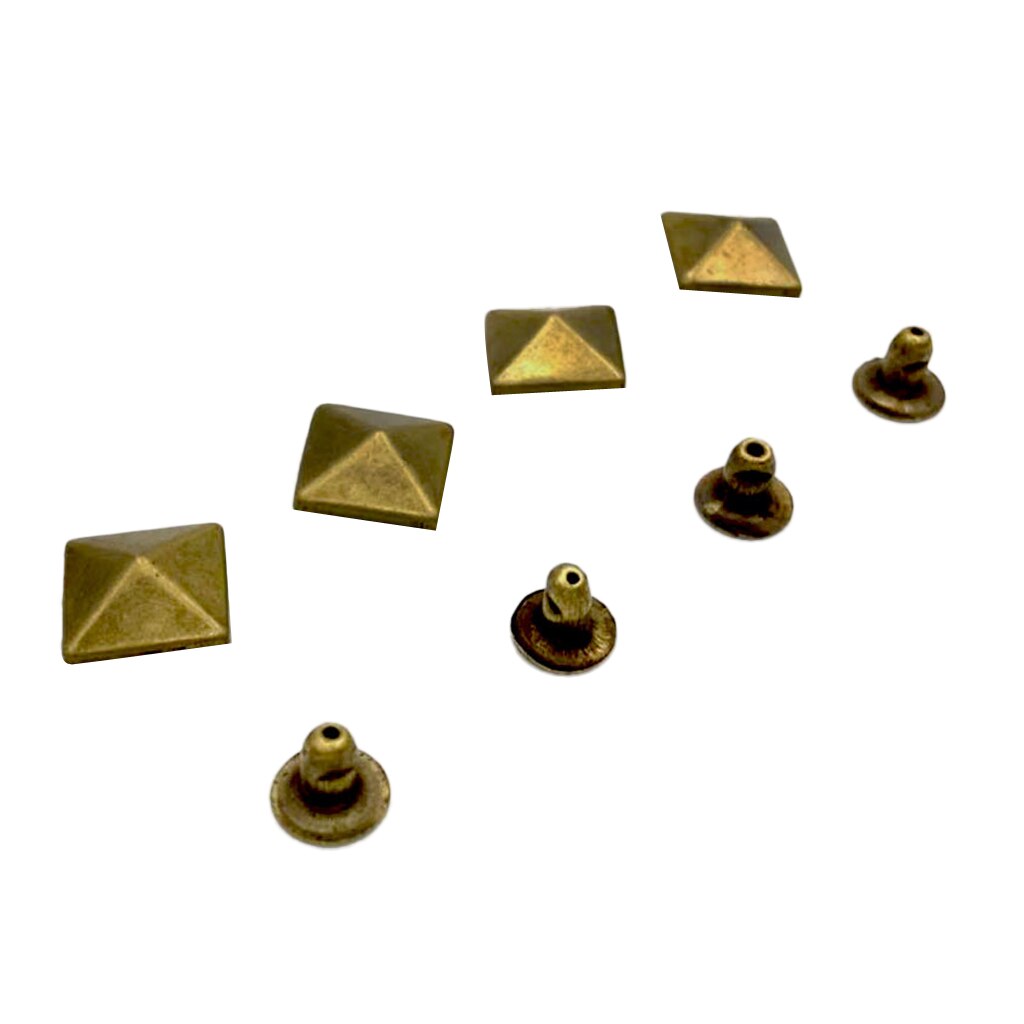 fityle 100Pcs Copper Leather Craft Rivets Square P... – Vicedeal
