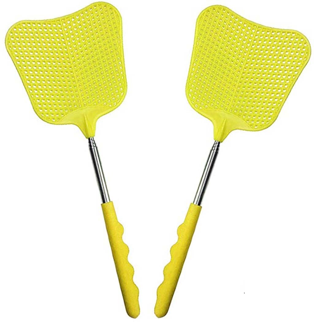 2Pcs Telescopische Fly Swatters Antislip Handvat D... – Vicedeal