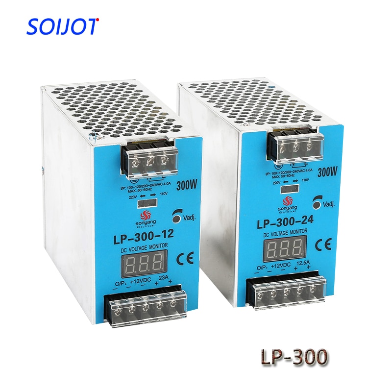 Lp-300 Din Rail Voeding 12V 24V 300W Enkele Output... – Grandado