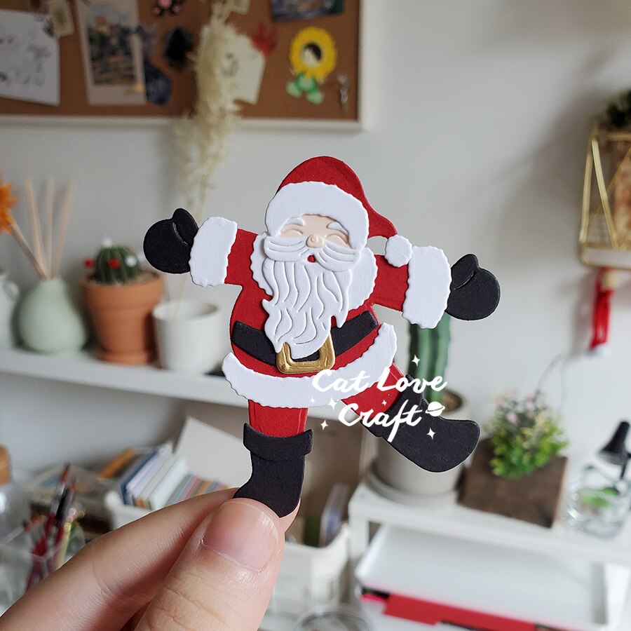 Catlove Christmas Santa Claus Metal Cutting Dies S... – Grandado