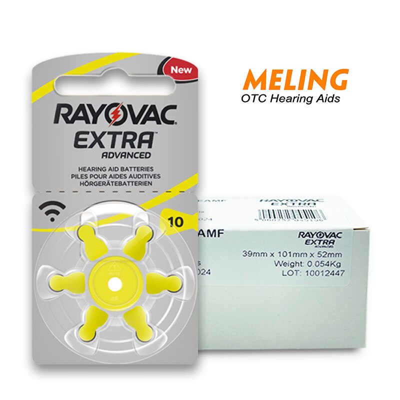 Meling Zinc Air Hearing Aid Battery 10/A10/PR536. ... – Grandado