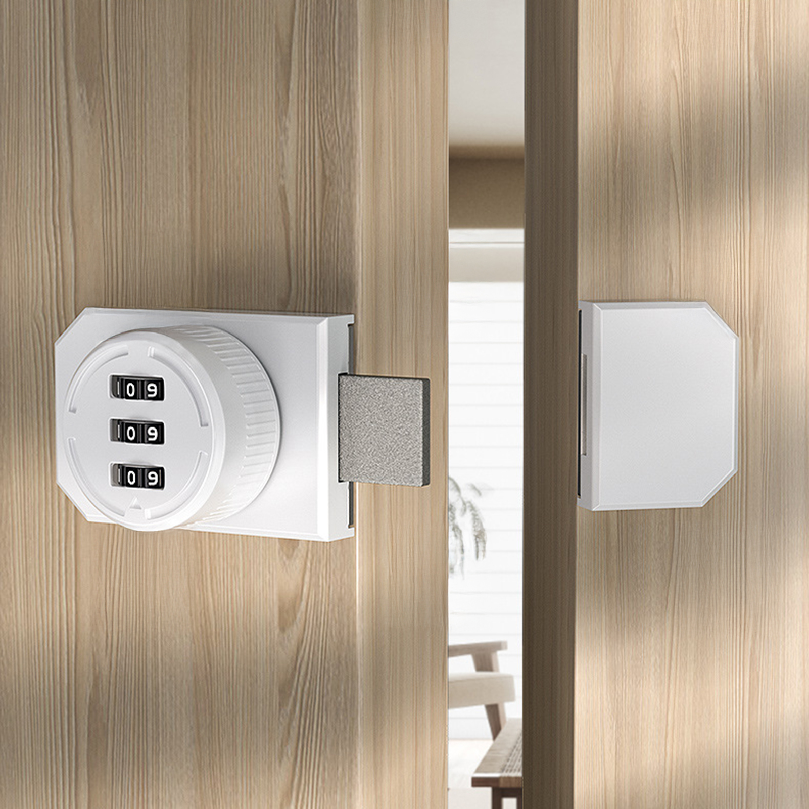 3 Digit Password Cabinet Locks No-Punch Combinatio... – Grandado