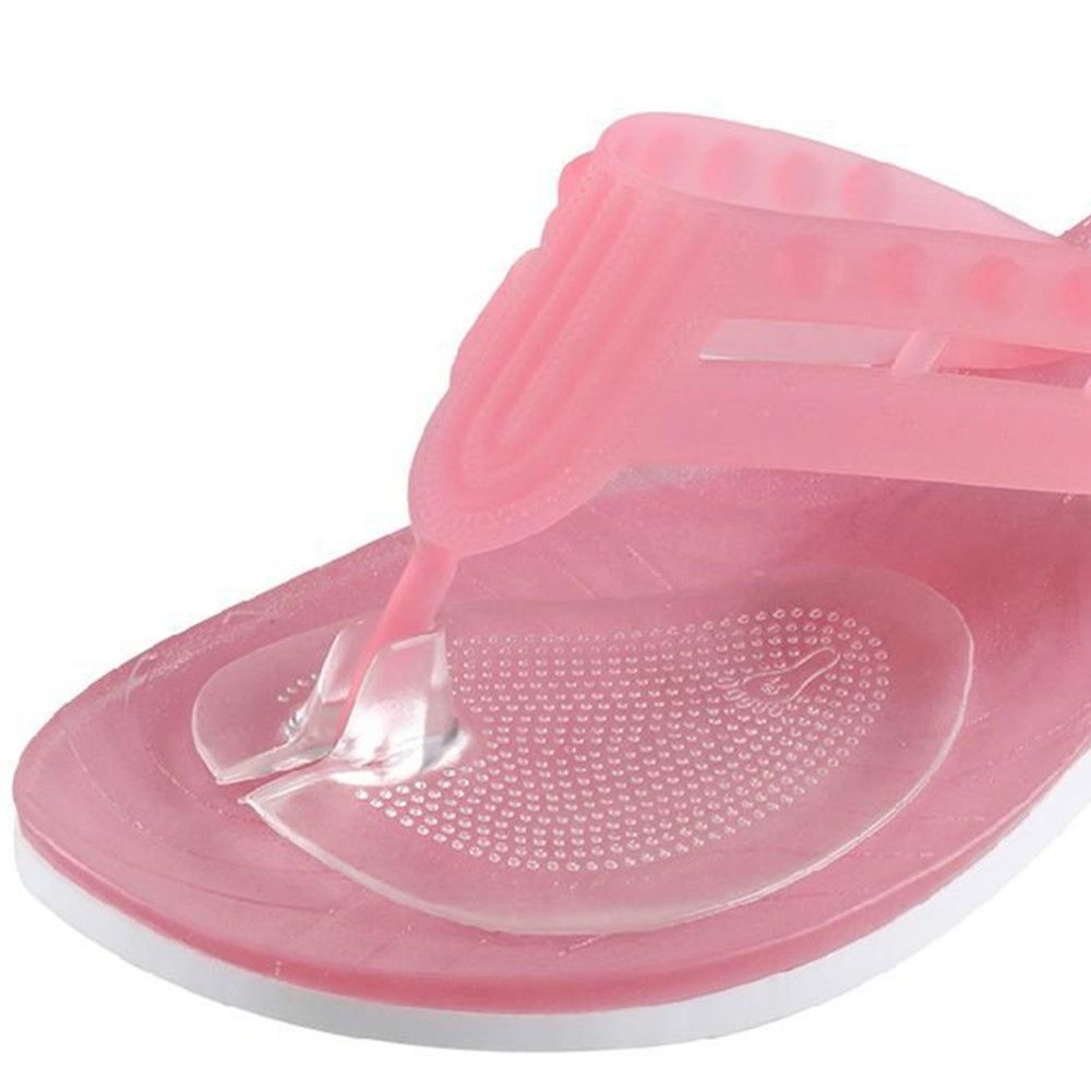 1Pair Anti-slip Transparent Flip flops insoles hig... – Vicedeal