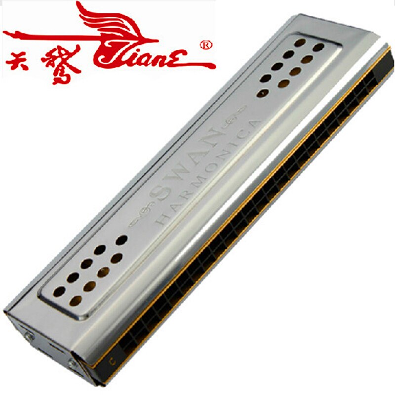 Swan 24 Holes Both Sides Harmonica C & G key M... – Vicedeal