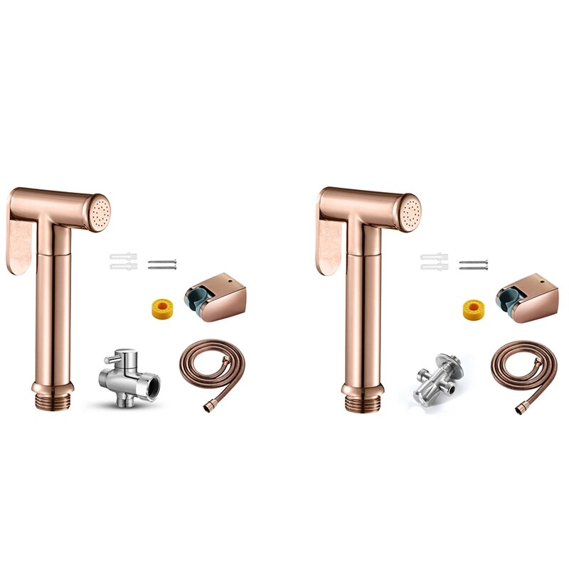 Toilet Bidet Faucets Rose Gold Brass Only Cold Cor... – Vicedeal