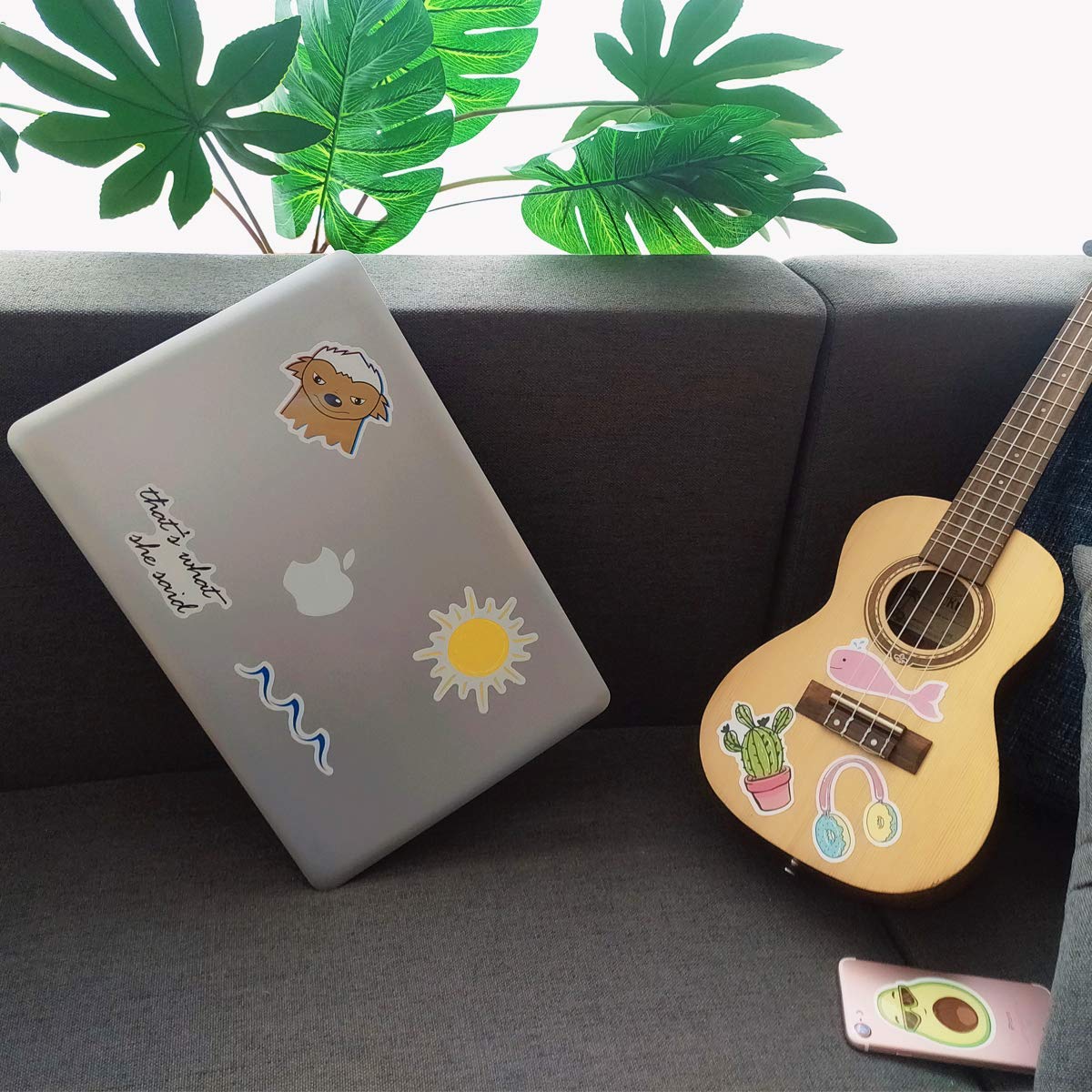 Cute Nature VSCO Girl Stickers Big 35-Pack Waterpr... – Grandado