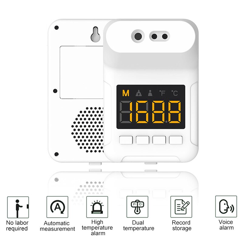 Infrared sensing thermograph wall mounted with ala... – Grandado