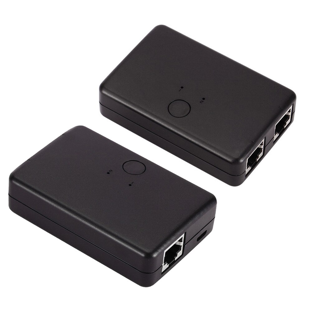 2 Poort RJ45 Lan Network Switch Hub Computer Ether... – Vicedeal