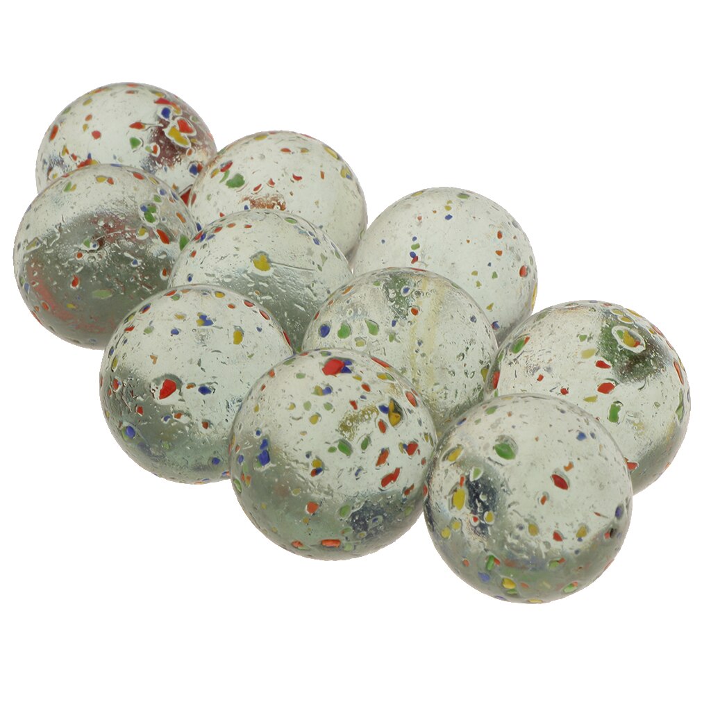My Toy House Glass Marbles, Set of 10, 0.98-inch G... – Grandado