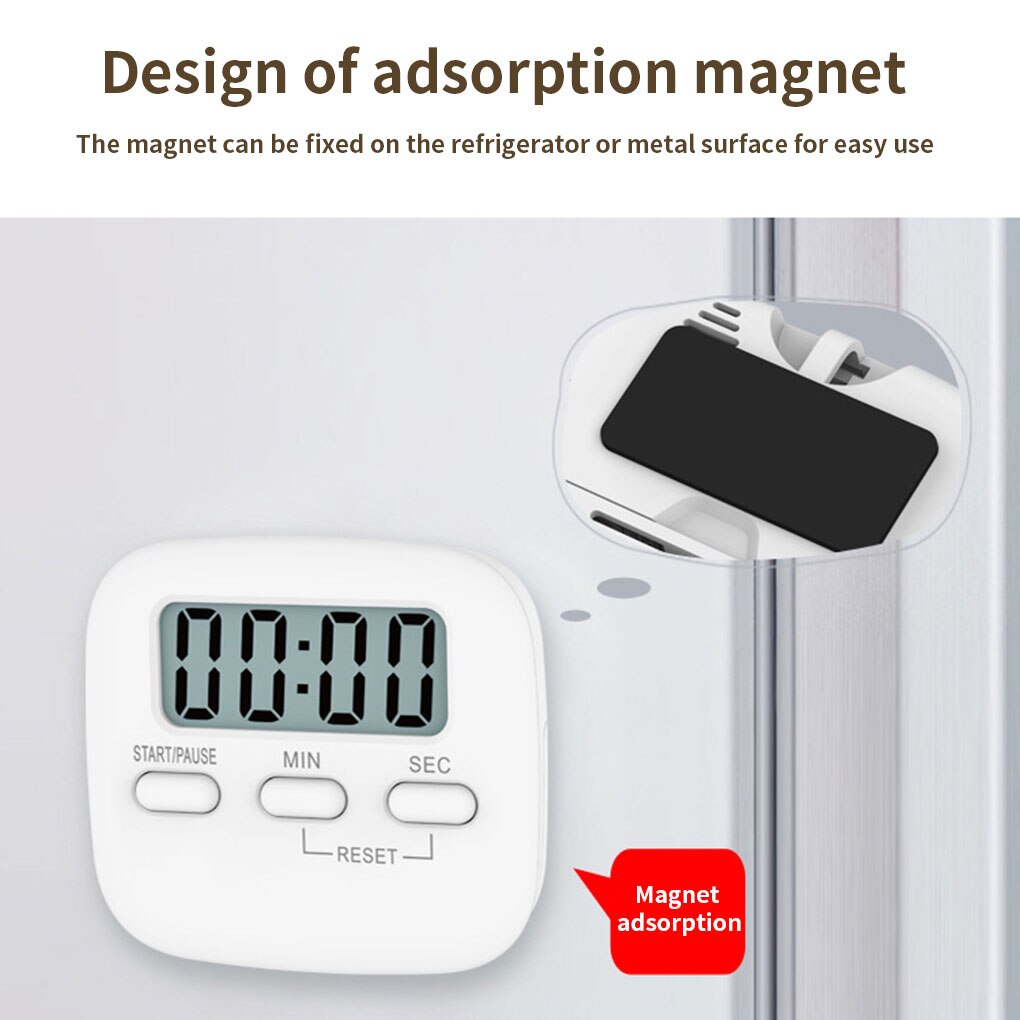 LCD Digital Screen Kitchen Timer Magnetic Cooking ... – Grandado