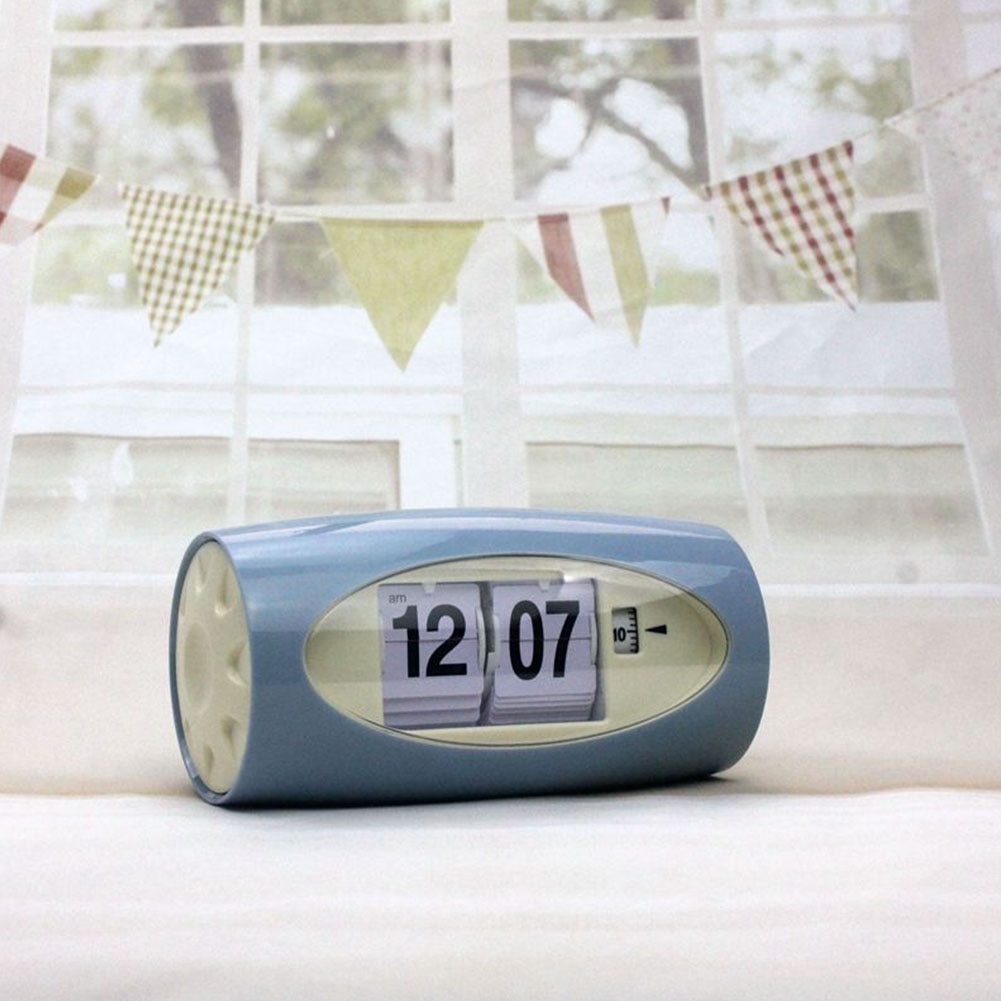 Home Decor Auto Flip Alarm Clock Page Turning 12 H... – Vicedeal