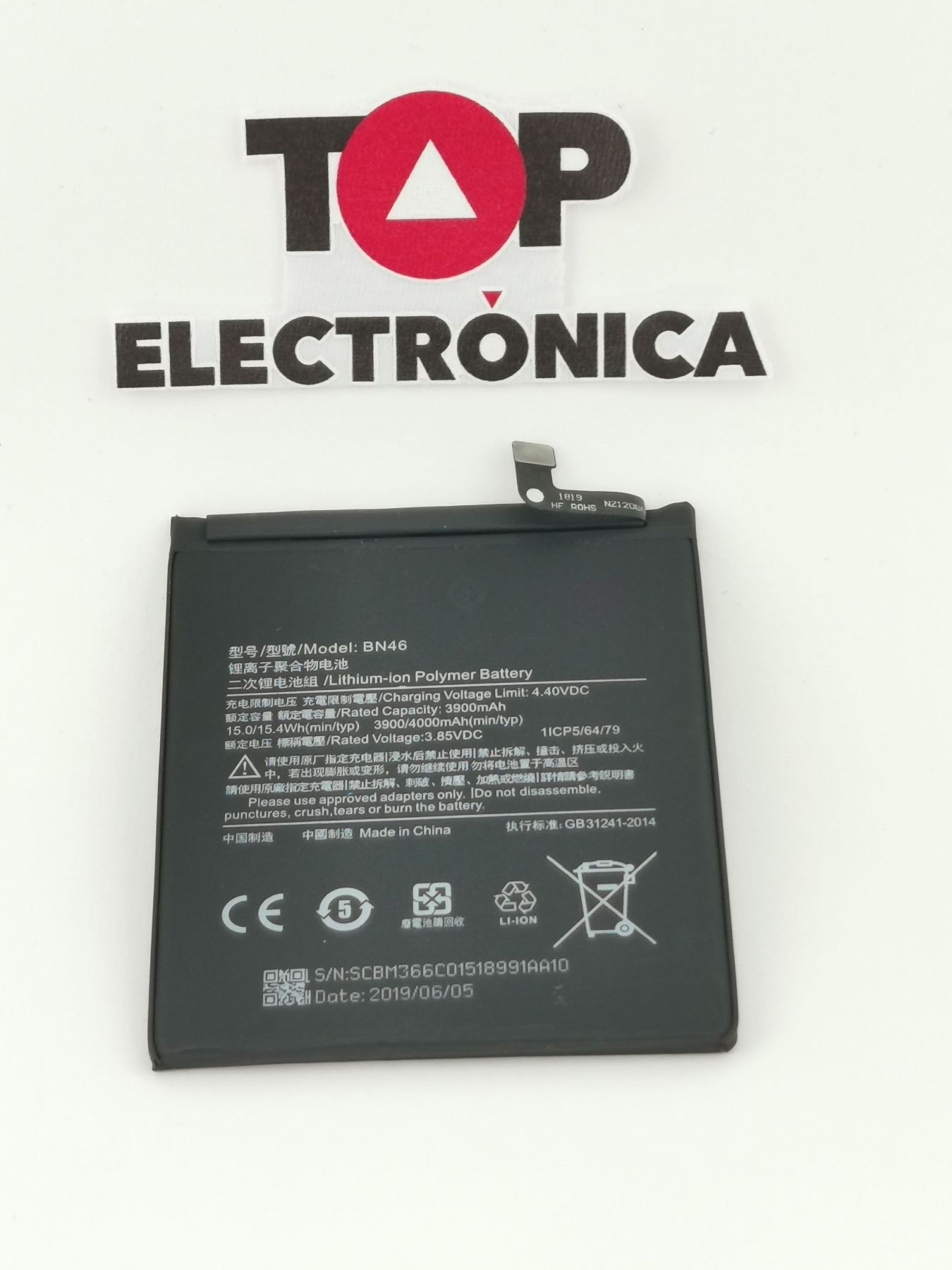 Bateria BN46 REDMI Note 8 Note 8T Note 6 Redmi 7 – Grandado