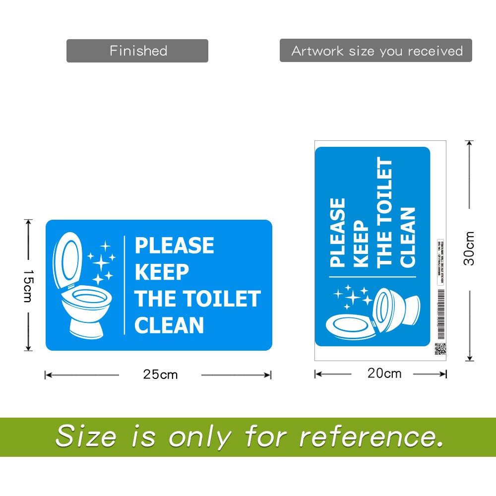WC Toilet Entrance Sign Door Stickers For Public P... – Vicedeal