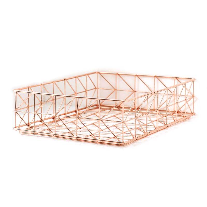 Nordic Wrought Iron Magazine Newspaper Storage Bas... – Vicedeal