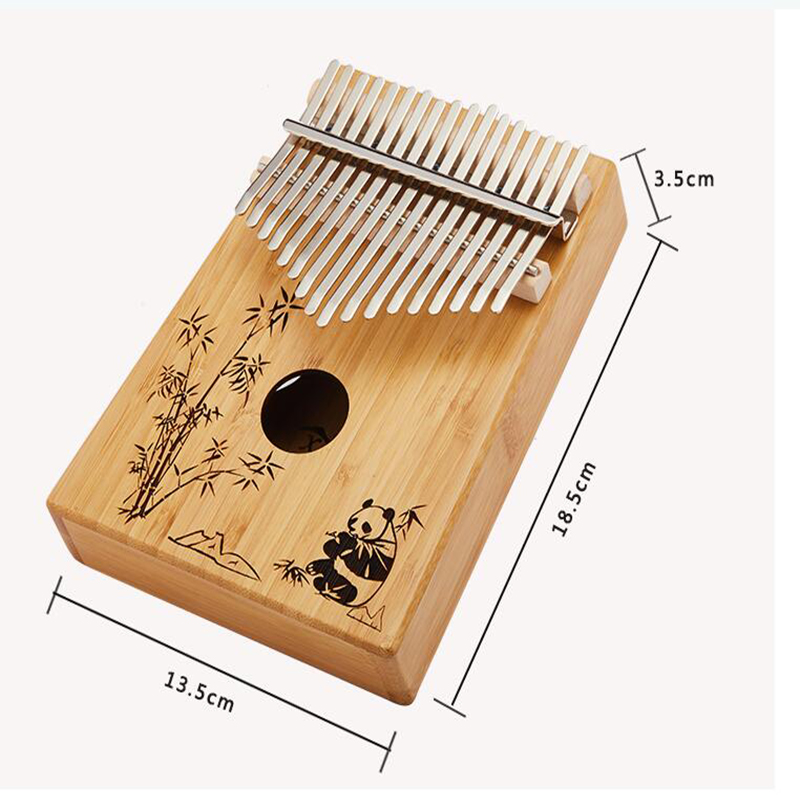 17 Key Finger Kalimba Mbira Sanza Thumb Piano Pand... – Vicedeal