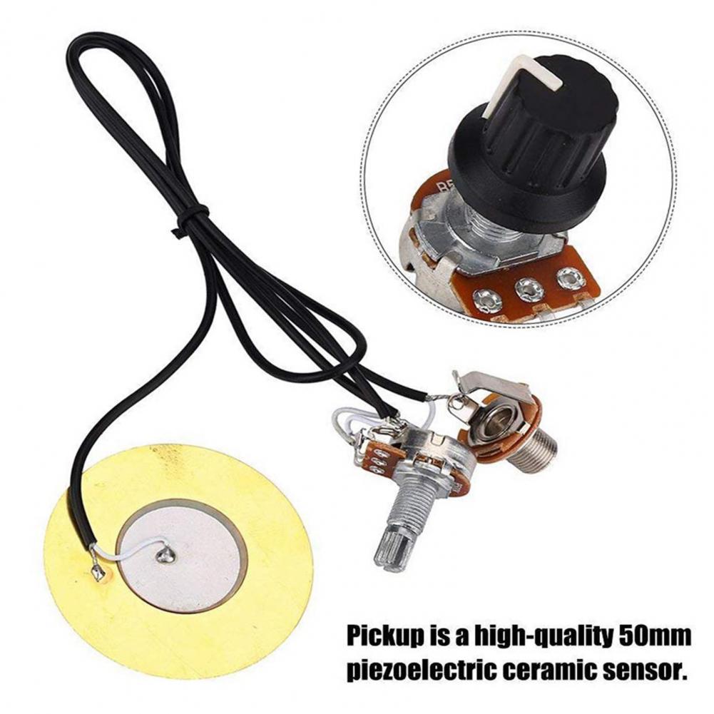 1 Set Praktische 50Mm Gitaar Disc Pickup Piezo Sen... – Grandado